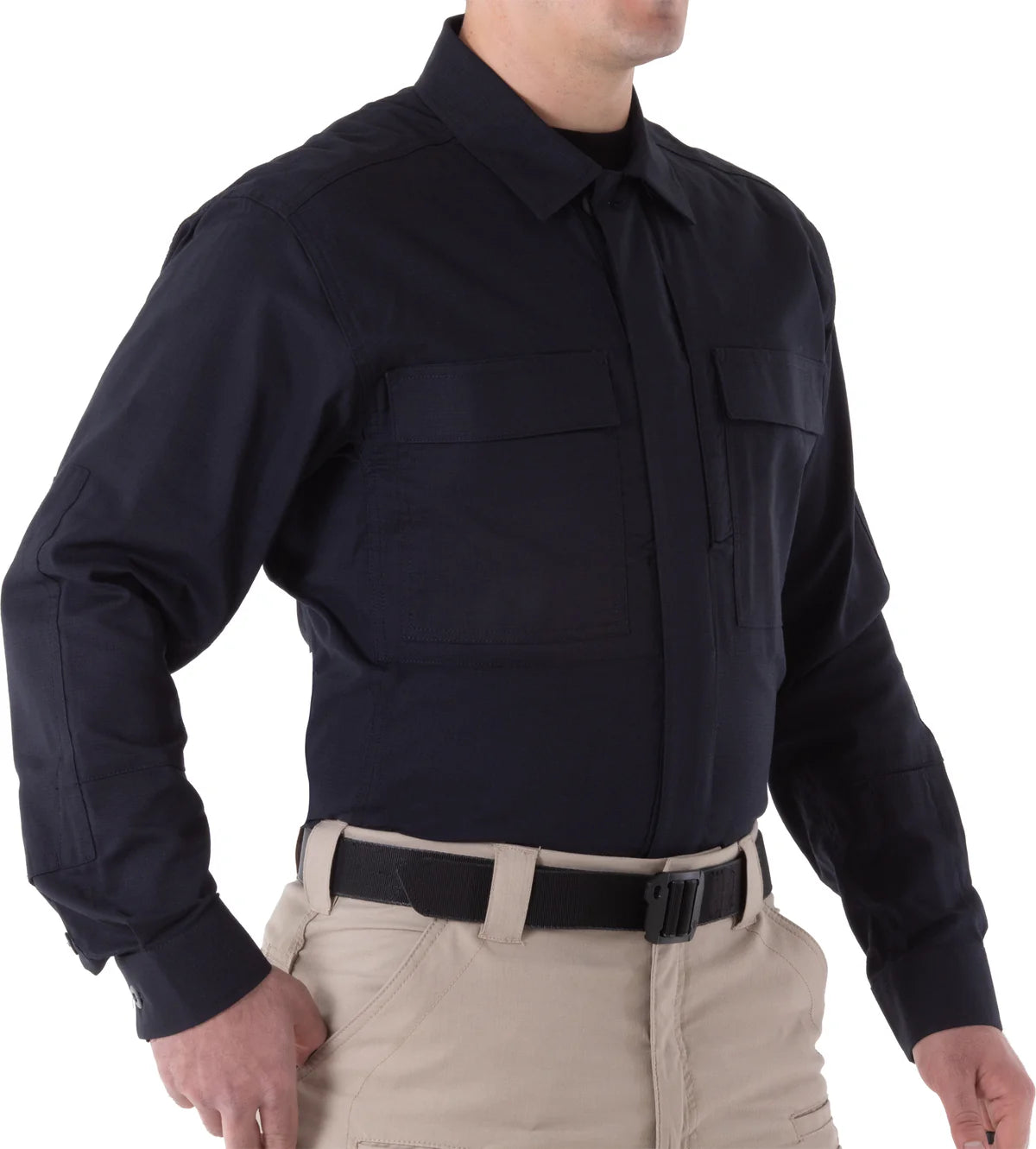 First Tactical-Men's V2 BDU Long Sleeve Shirt Midnight Navy — Black Box ...