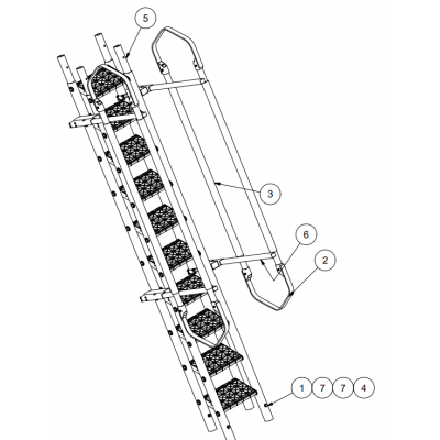 Tuff Built Para Stair Assembly Narrow, 10 Steps SKU# 15106 — Black Box ...