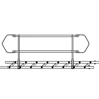 Tuff Built Para Stair Assembly Wide, 8 Steps (w/ handrails) SKU# 15113 ...