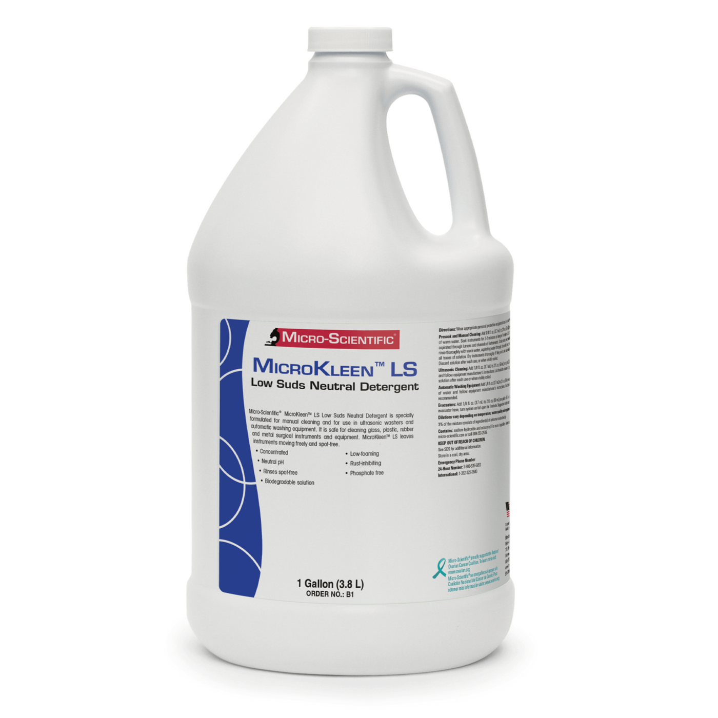 MicroKleen LS Low Suds Neutral Detergent | Black Box Safety