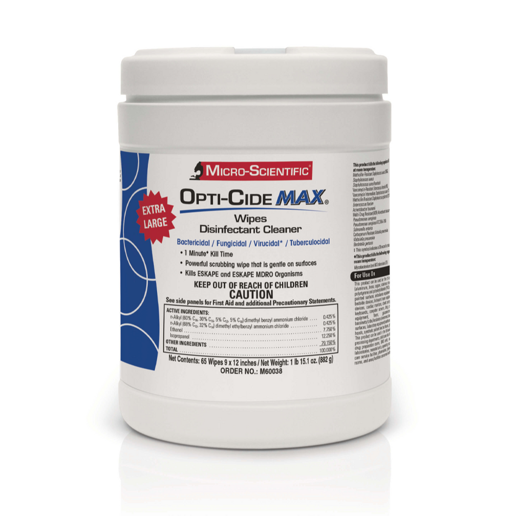 Opti-Cide Max Disinfectant Wipes M60038 | Black Box Safety
