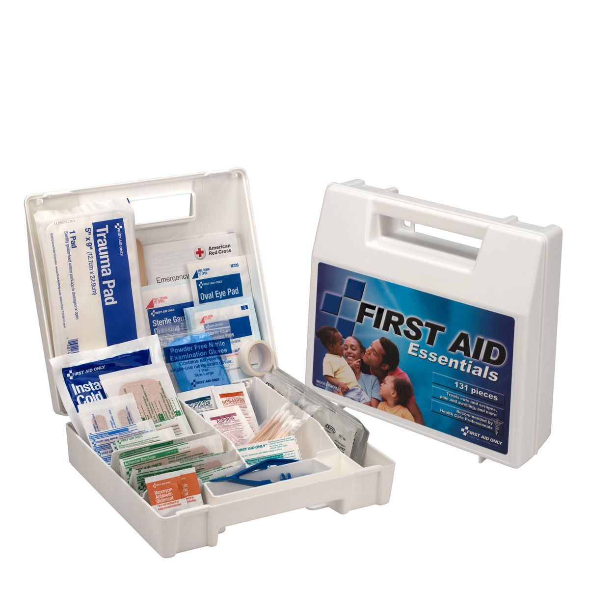 First Aid Kit (Plastic Case - 131 piee) FAO-132 | Black Box Safety